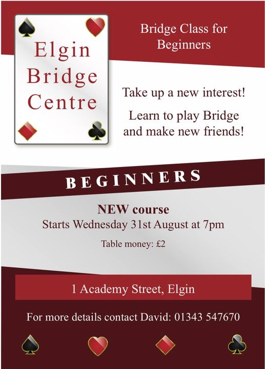 Bishopmill Bridge Club, Elgin