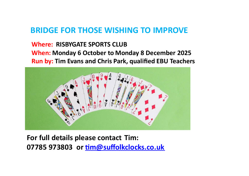 Bury St. Edmunds Bridge Club, Suffolk