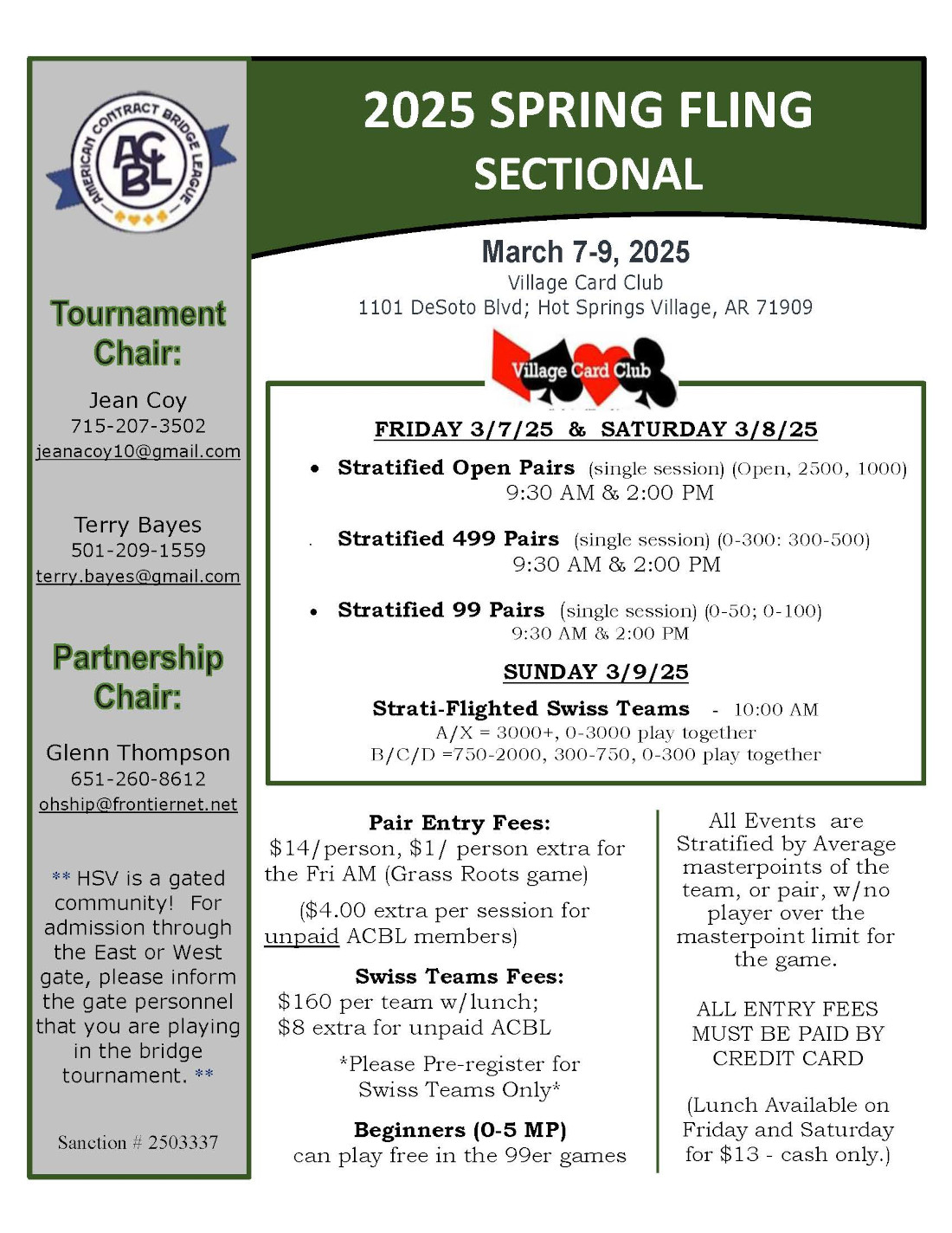 Little Rock Duplicate Bridge Club, Little Rock, Arkansas