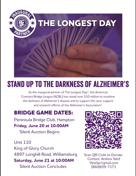 PBC Bridge Club, Hampton Roads Virginia